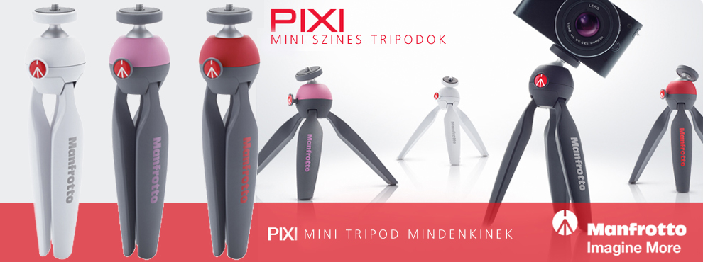 Manfrotto รุ่น PIXI Mini Tripod Black MTPIXI-B